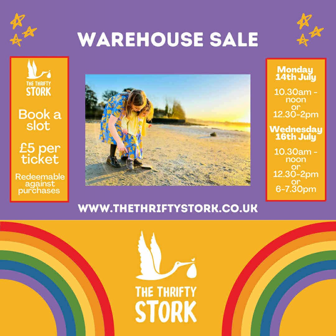 WAREHOUSE SALE TICKET - Monday 14th and Wednesday 16th July – The ...